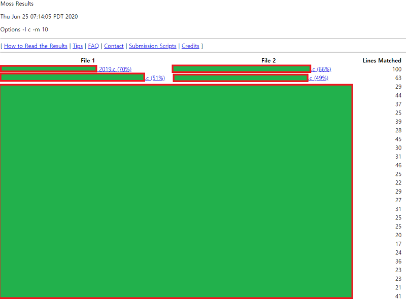 MOSS(Measure Of Software Similarity) Windows10 사용법 / 코드 카피 체크 프로그램 ...