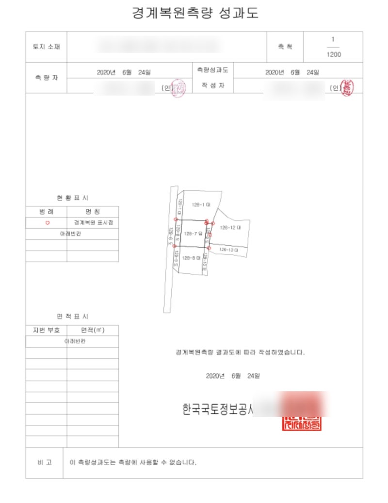 경계측량 신청부터 비용 그리고 결과부까지 측량 리얼후기 네이버 블로그
