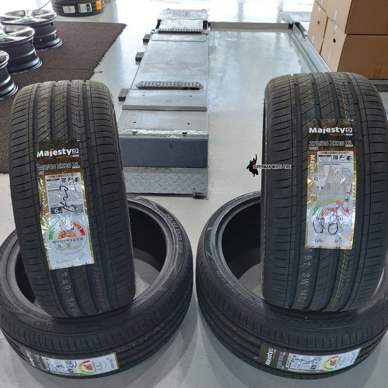 제네시스 G80- G80 (RG3) 20인치 순정휠 교체 후기 (금호타이어 마제스티 9 TA91 245 40 20, 275 35 20 타이어 교체 전주인치업 잘 하는 곳 ...
