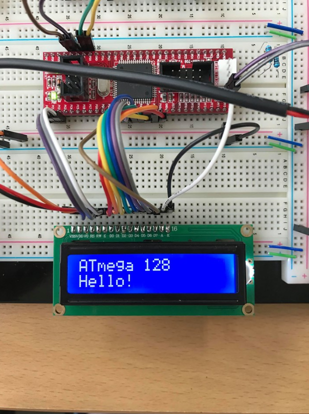 [AVR][Atmega128] LCD설명, LCD 연결하고 문자 출력하기 - Hello! : 네이버 블로그