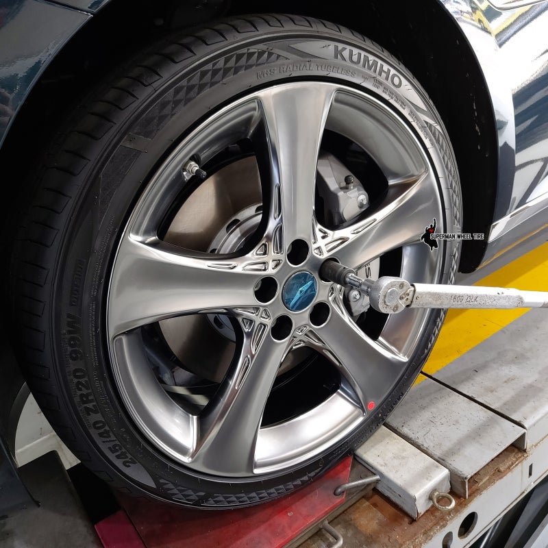 제네시스 G80- G80 (RG3) 20인치 순정휠 교체 후기 (금호타이어 마제스티 9 TA91 245 40 20, 275 35 20 타이어 교체 전주인치업 잘 하는 곳 ...