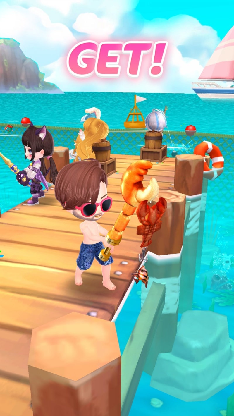 아바타 낚시게임, 파티파티 데코플레이 수족관 낚시 황금물고기 공략 : 네이버 블로그