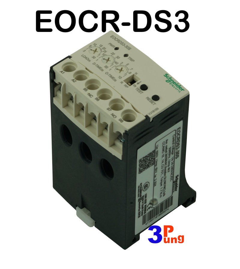 EOCR-DS3, EOCRDS3-05S, EOCRDS3-30S, EOCRDS3-60S, 전자식과전류계전기, 과부하계전기 ...