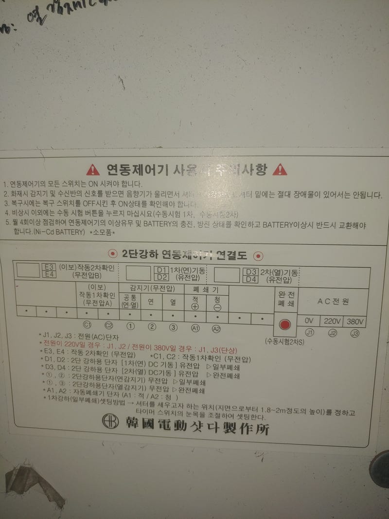 방화셔터 Hk모터 교체없이 폐쇄기만으로 작동가능 네이버 블로그