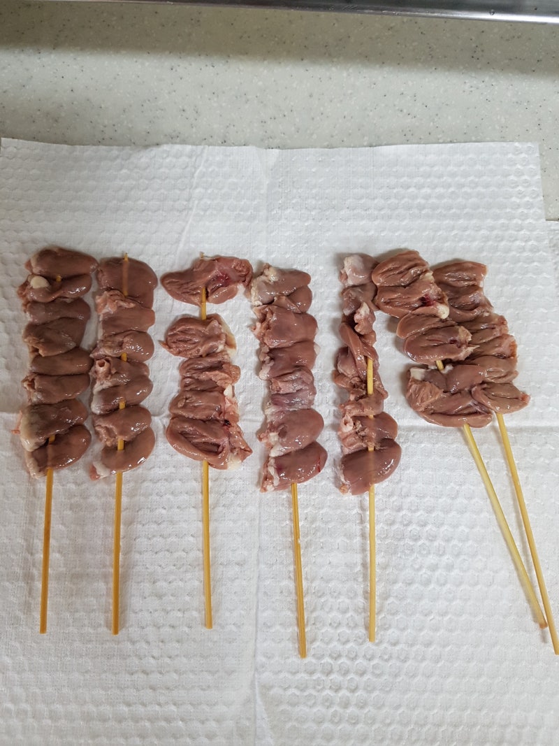 염통꼬치 소스 볶음 포장마차 스타일 네이버 블로그