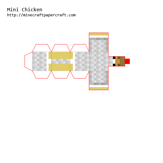 마인크래프트 미니 종이모형 Minecraft 미니 버젼 종이모형 모음집 11탄 네이버 블로그