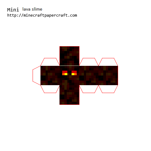 마인크래프트 미니 종이모형 Minecraft 미니 버젼 종이모형 모음집 11탄 네이버 블로그