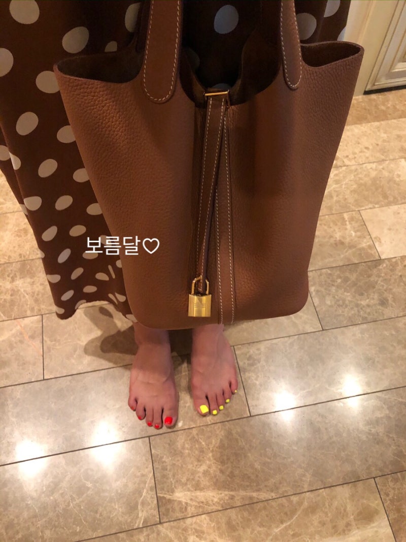 에르메스 가방 피코탄22 사이즈 가격 골드 금장 카멜 구매후기 네이버 블로그