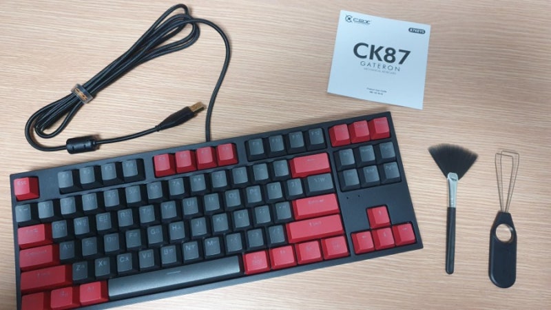 인생 첫 게이밍 키보드 콕스 게이트론 CK87 LED 키보드 후기(LED영상 첨부) : 네이버 블로그