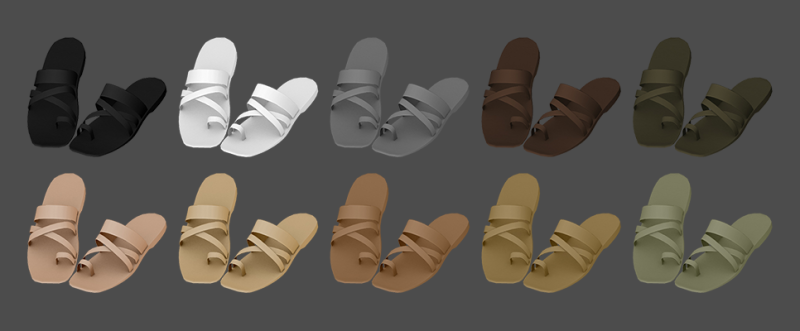 심즈4 CC 샌들 // MMSIMS Daegu Sandals : 네이버 블로그