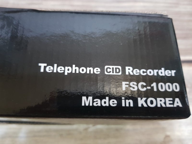 유선전화 녹취기 포러스 FSC-1000 : 네이버 블로그