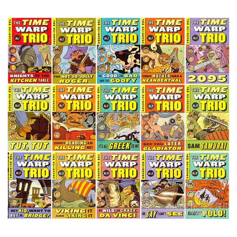 (영어원서)타임워프트리오 16권 세트(음원포함)/ The Time Warp Trio : 네이버 블로그