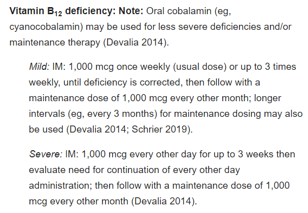 비타민 B12 형태 (1) cyanocobalamin, hydroxocobalamin , methylcobalamin ...
