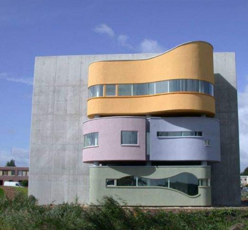 존 헤이덕의 월하우스2. wall house 2, groningen, netherlands by john hejduk,1973 ...