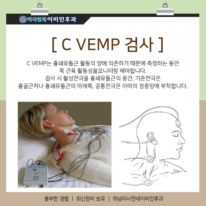 VEMP 전정유발근전위검사 : 네이버 블로그