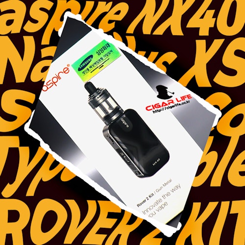 아스파이어 로버2 킷(aspire ROVER 2 KIT)-NX40과 노틸러스XS탱크 조합-송도전자담배 시가라이프 송도점 ...