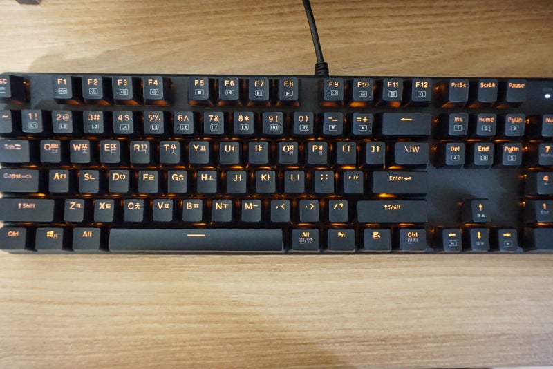 앱코 해커 K590 청축 기계식키보드 사용 후기 : 네이버 블로그