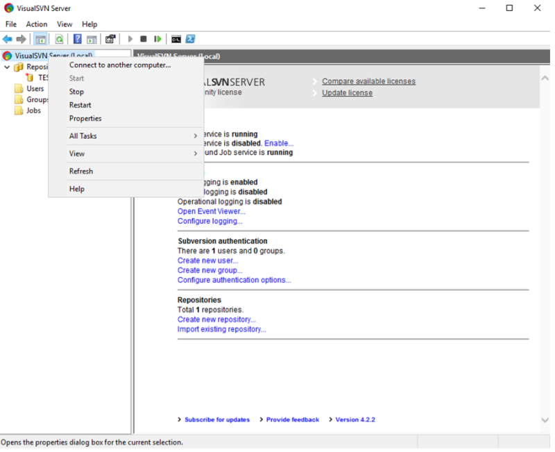 Windows SVN Server 구축(Visual SVN) : 네이버 블로그