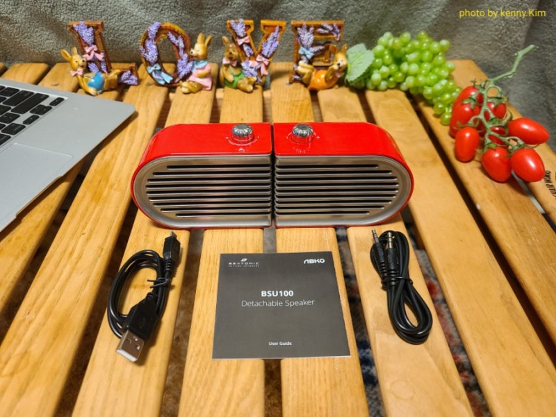 캠핑 레트로 감성 용품 블루투스스피커 앱코 비토닉 BSU100 추천 : 네이버 블로그
