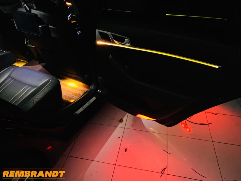 제네시스DH/G80 엠비언트라이트무드등으로 실내의 아름다움과 간결함을 극적으로 표현하다-!렘브란트튜닝 구미 : 네이버 블로그