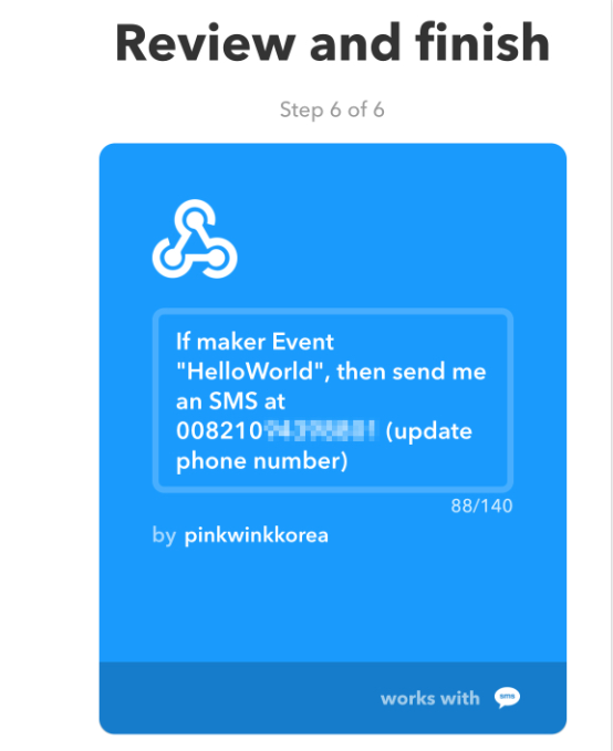 [IFTTT] 내가 작성한 python 코드에서 내 폰으로 문자 알림을 보내는 방법 : 네이버 블로그