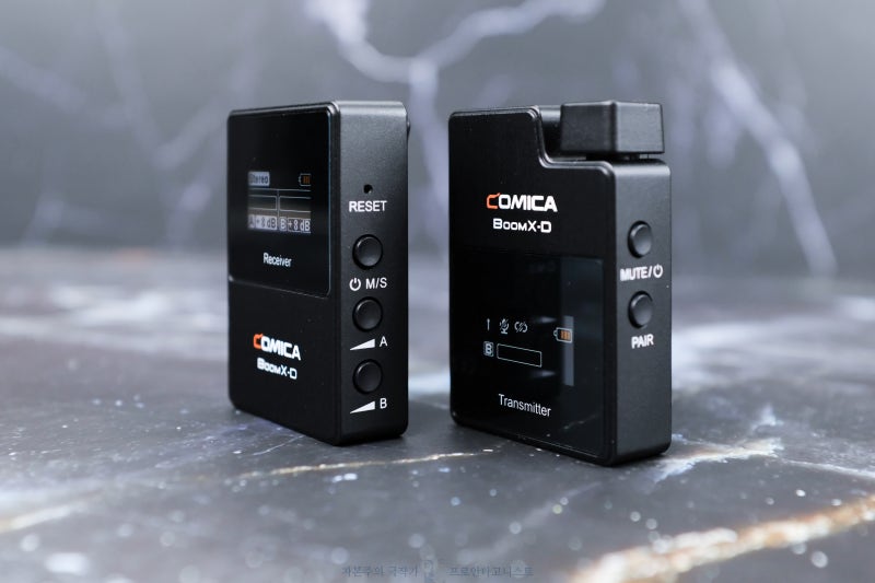 2채널 카메라 무선 마이크 코미카 붐 xd comica boom x-d : 네이버 블로그