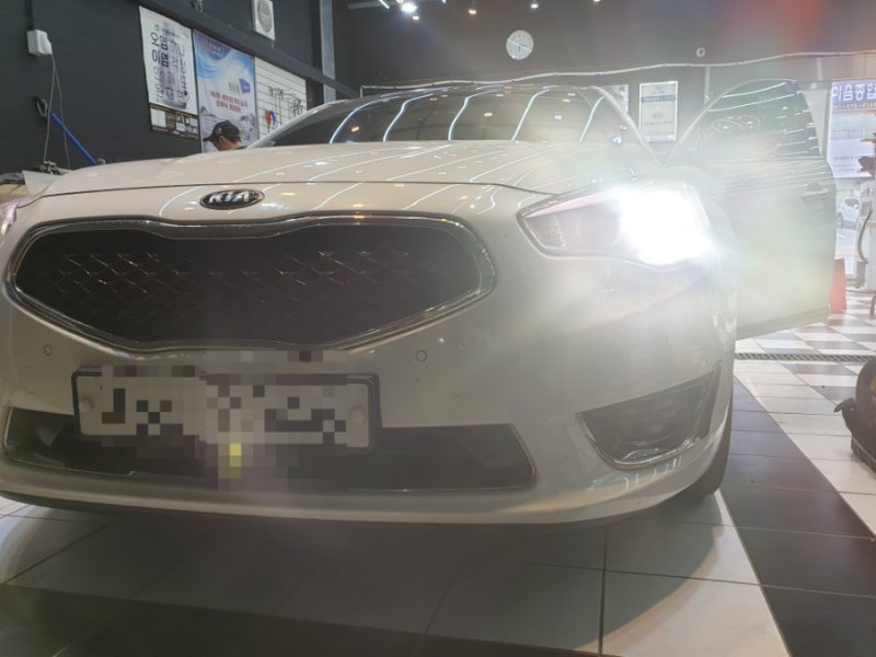 올뉴K7 HID D1S 교환 전조등 싸게 장착 가능한 천안오토앤아트 : 네이버 블로그