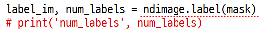 [Python 이미지 가공 기초 #3] 이미지 파일내 물체들을 추출하여 입자 크기분포를 그려보자! (파이썬 scipy ...