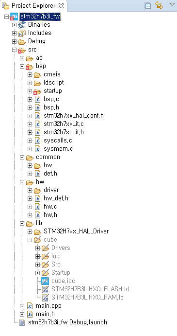 STM32H7B3I-DK - LED : 네이버 블로그