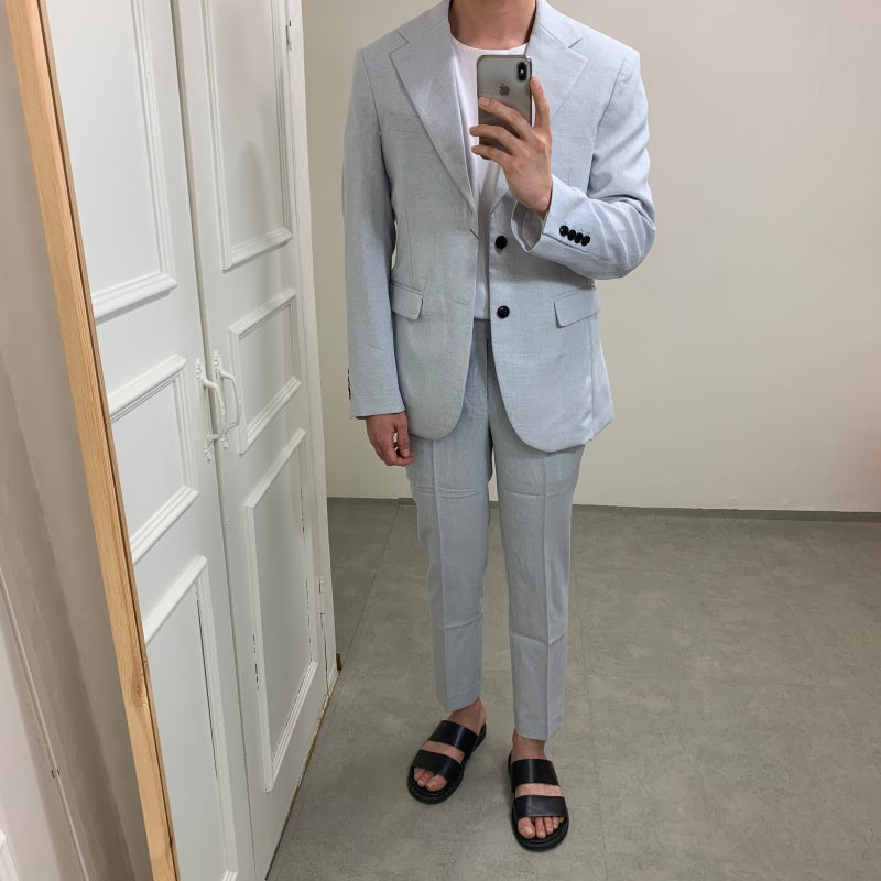 남자 여름정장 코디샌들 유뱅의 데일리룩 블로그 네이버 블로그