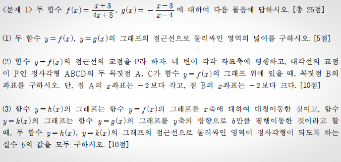 성신여대 수리논술 2020학년도 성신여자대학교 자연계열 논술우수자전형 기출문제 해설 네이버 블로그