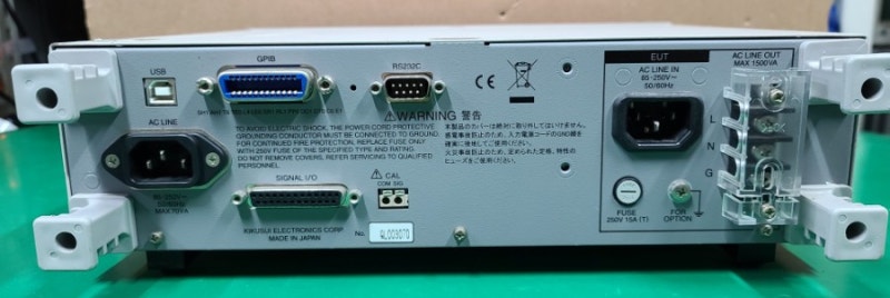 Kikusui 기쿠수이 TOS 3200 Leakage Current Tester 누설전류테스터/중고계측기 판매및매입ᆢ렌트전문 ...