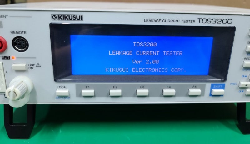 Kikusui 기쿠수이 TOS 3200 Leakage Current Tester 누설전류테스터/중고계측기 판매및매입ᆢ렌트전문 ...