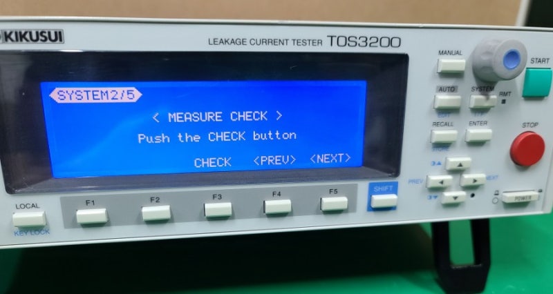 Kikusui 기쿠수이 TOS 3200 Leakage Current Tester 누설전류테스터/중고계측기 판매및매입ᆢ렌트전문 ...