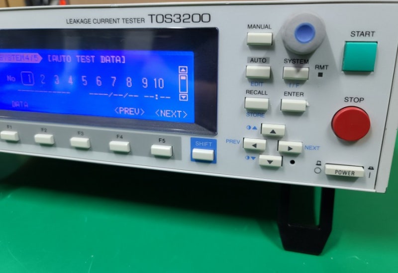Kikusui 기쿠수이 TOS 3200 Leakage Current Tester 누설전류테스터/중고계측기 판매및매입ᆢ렌트전문 ...