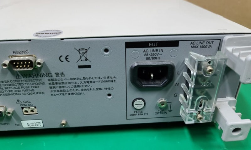 Kikusui 기쿠수이 TOS 3200 Leakage Current Tester 누설전류테스터/중고계측기 판매및매입ᆢ렌트전문 ...