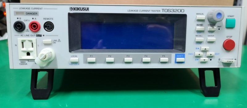 Kikusui 기쿠수이 TOS 3200 Leakage Current Tester 누설전류테스터/중고계측기 판매및매입ᆢ렌트전문 ...