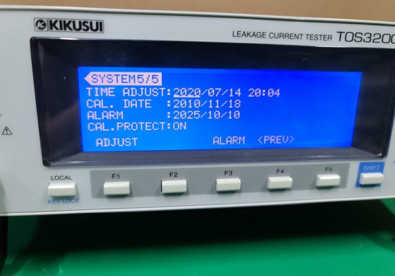 Kikusui 기쿠수이 TOS 3200 Leakage Current Tester 누설전류테스터/중고계측기 판매및매입ᆢ렌트전문 ...