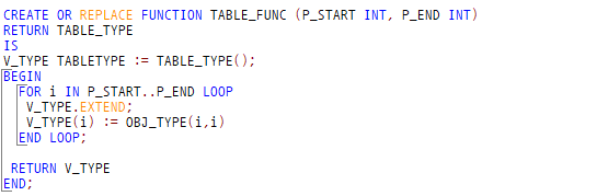 오라클(Oracle) PL/SQL 테이블 함수(Table Function)과 파이프라인(Pipelined) : 네이버 블로그