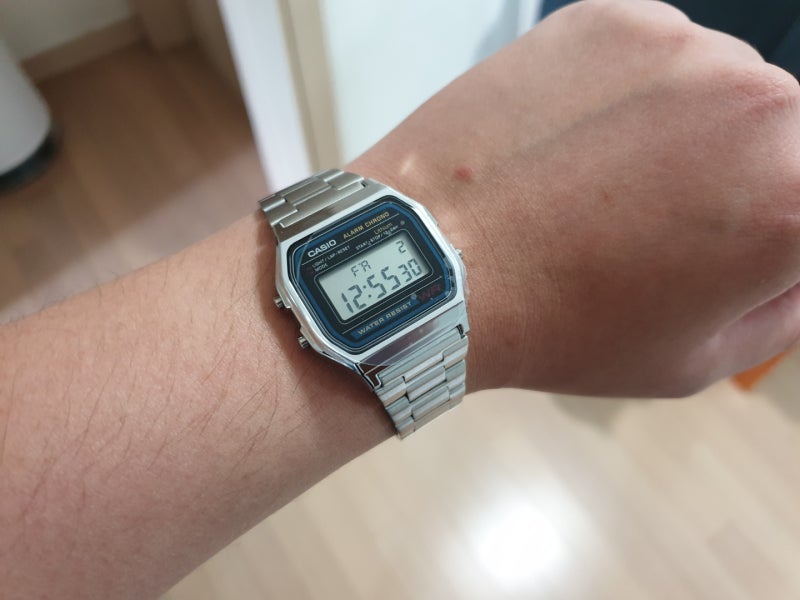 카시오(CASIO) A158WA-1 남자 손목 전자시계 여름에 필수! : 네이버 블로그