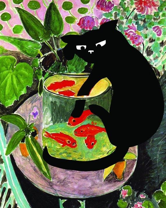 행복은 "자기다움"에서 오는 것...마티스가 사랑한 고양이와 금붕어 : 네이버 블로그