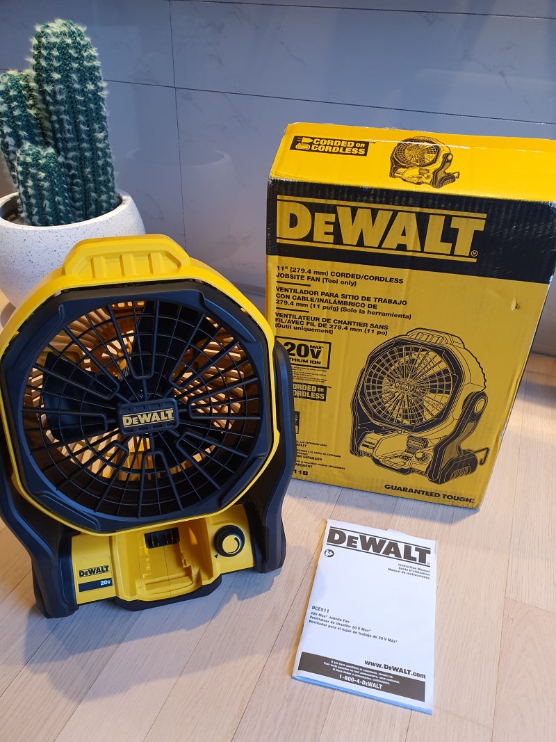 [캠핑장비 리뷰] 디월트 선풍기/서큘레이터 DCE511B : 네이버 블로그