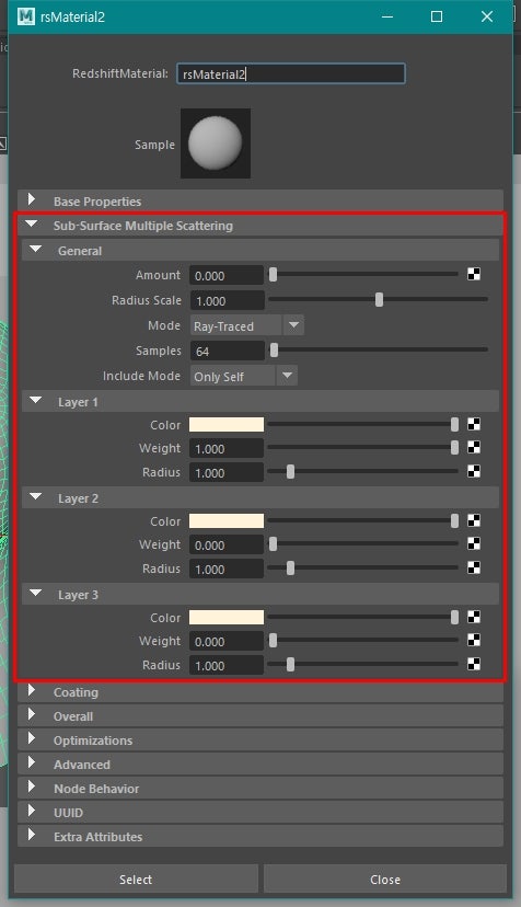 [RedShift] Maya rsMaterial Shader Sub-Surface Multiple Scattering 레드시프트 ...