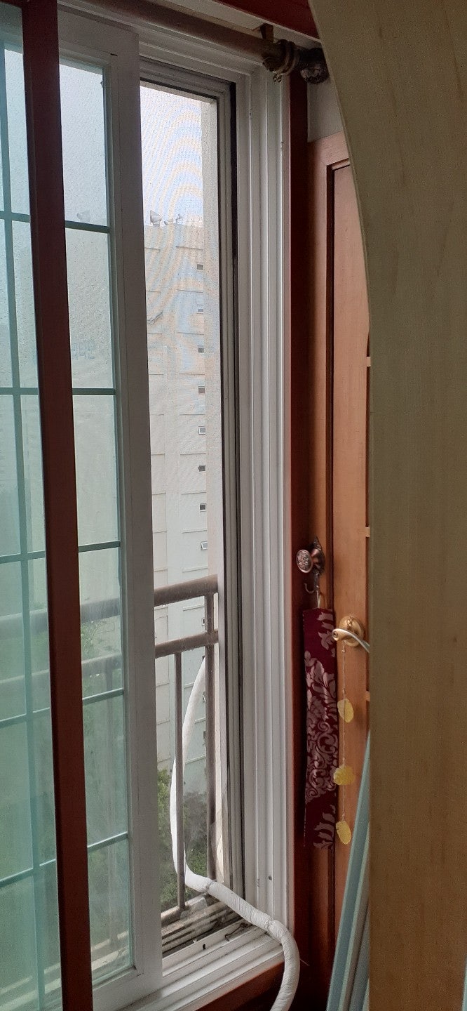 서울시 송파구 문정동 올림픽훼미리타운타공없이 에어컨설치집안 훼손 없이 에어컨 설치이중창문 보조샤시 설치에어컨보조샤시전세