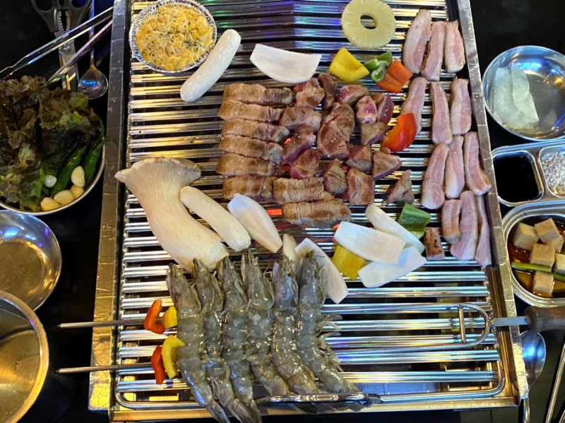 신논현 삼겹살 회식 모임 난장캠프 서울 글램핑 서울 캠핑식당 네이버 블로그