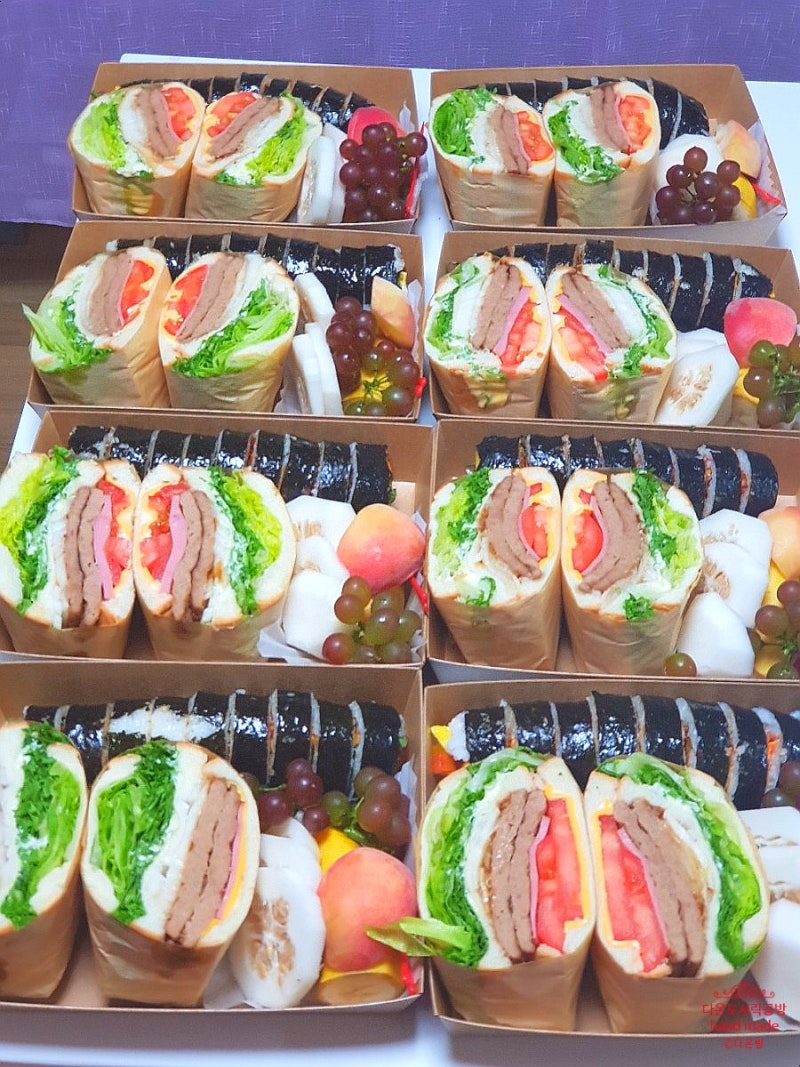 김밥도시락선봉대 샌드위치도시락 용인수제도시락전문점 네이버 블로그