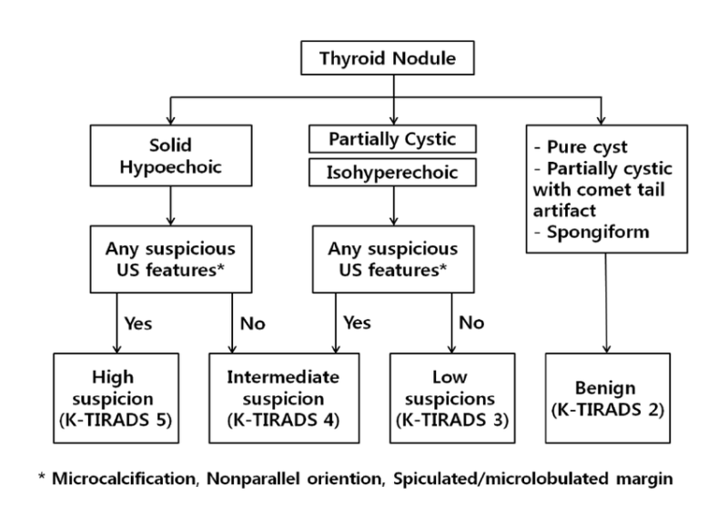 K-TIRADS for malignancy risk stratification based on solidity and ...