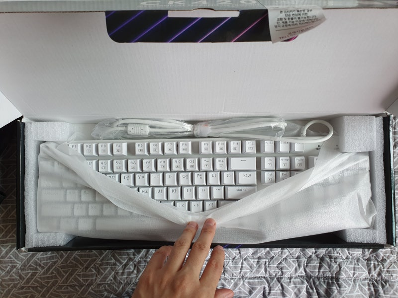 COX CK420 LED 게이밍 기계식 키보드 화이트 적축 리니어 구매 : 네이버 블로그
