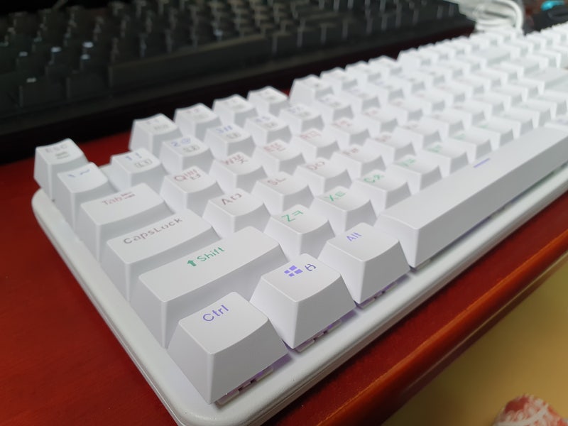 COX CK420 LED 게이밍 기계식 키보드 화이트 적축 리니어 구매 : 네이버 블로그