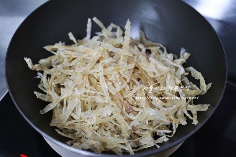 매콤한 명엽채볶음 만드는법 마른반찬 맛있네요 네이버 블로그